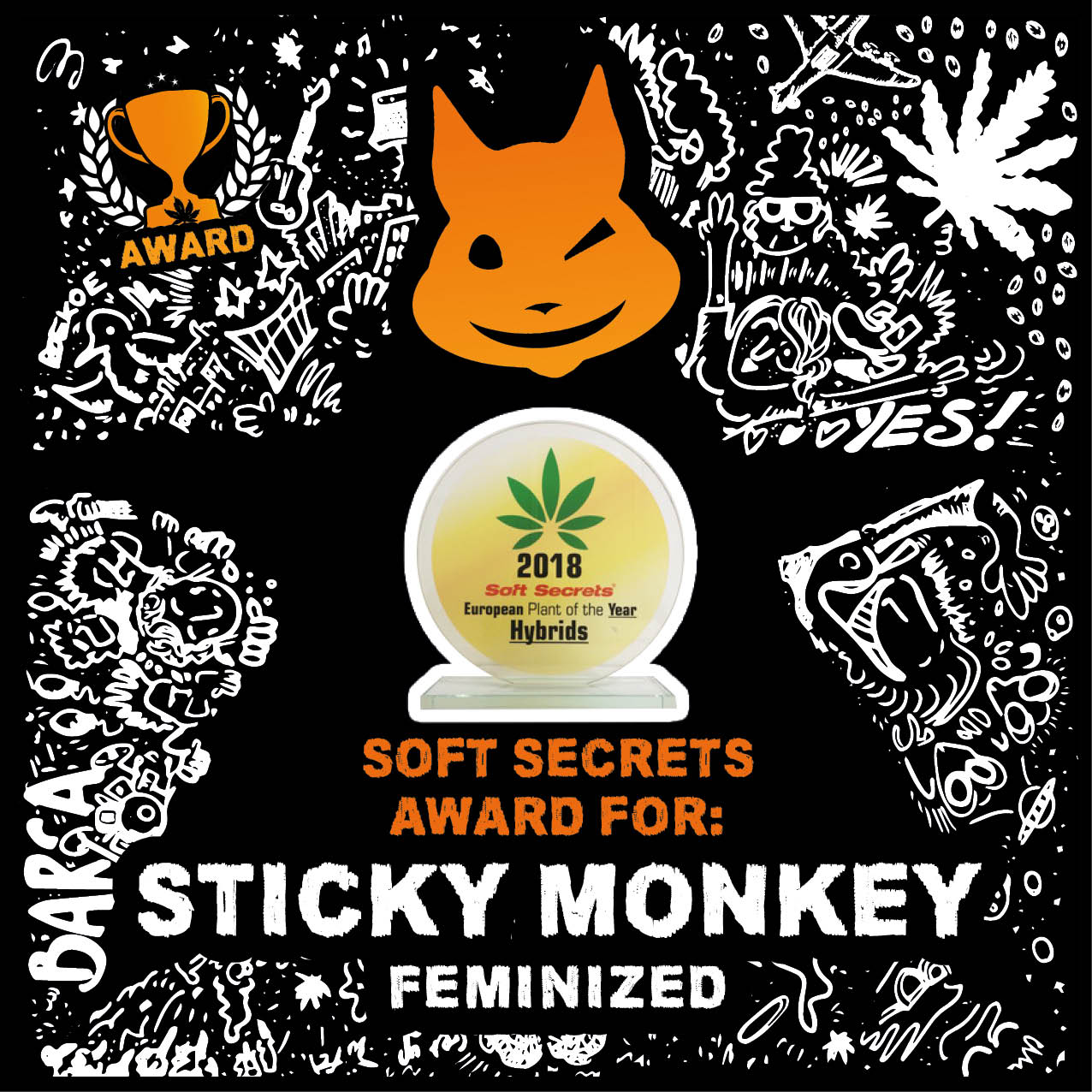Sticky Monkey GG#4 Wins European Plant of The Year 2018 - Weedstockers