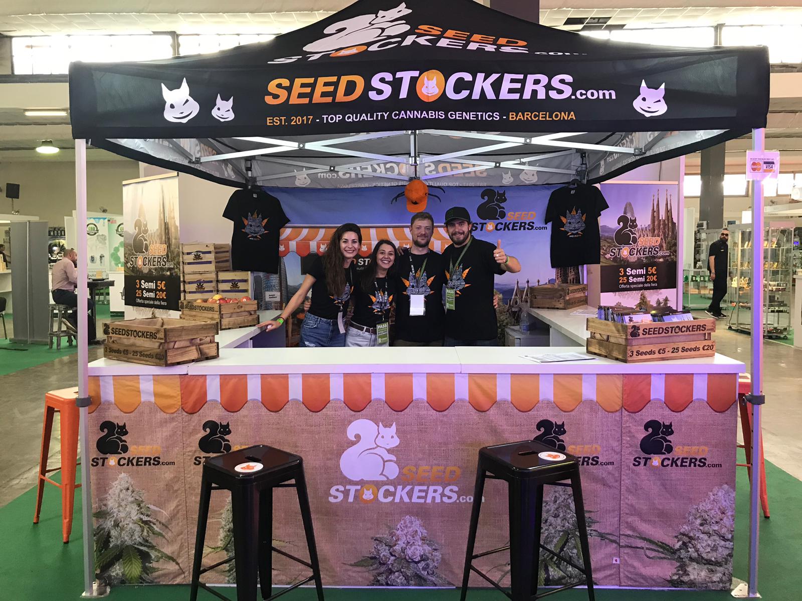 Seedstockers in Canapa inMostra Expo in Naples - Weedstockers